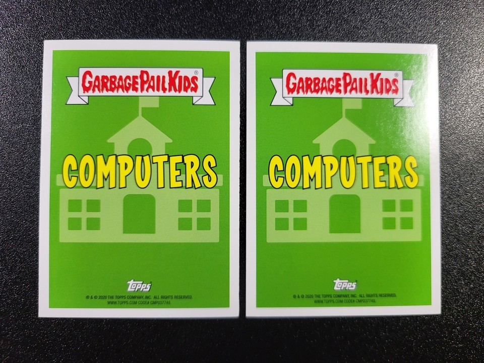 Brainy Janie & Gigi Byte Faculty Lounge Garbage Pail Kids 2 Card Set | eBay