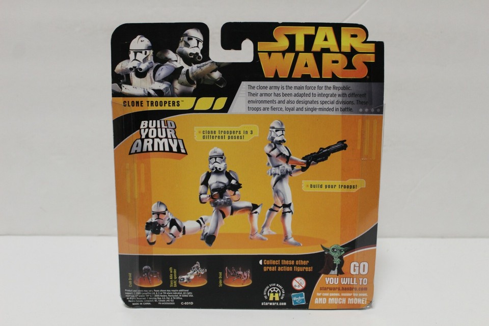 Star Wars Clone Troopers x3 2005 Build Your Army Revenge of the Sith ...