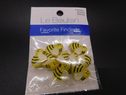 Le Bouton favorite findings 9 shank bee buttons | eBay
