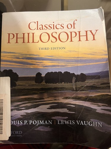 Classics of Philosophy by Lewis Vaughn and Louis P. Pojman (2010, Trade ...