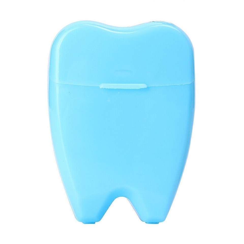 Teeth-Shaped Key Chain Type Flat-Line Portable Dental Floss Gum ...