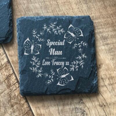 Personalised Slate Stone Coaster Special Nan Gift COA-40 | eBay UK