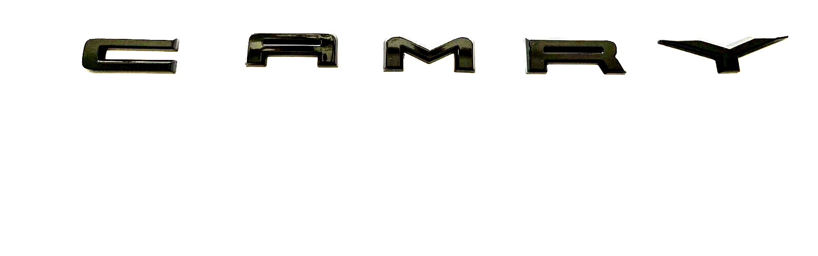 2018-2023 Toyota Camry Letter Gloss Black Emblem Overlay Rear Tailgate ...