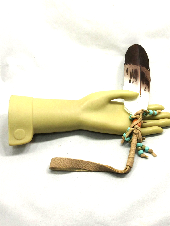 Native American Made Prayer Feather, Regalia, Hand Painted Feather, COA ...