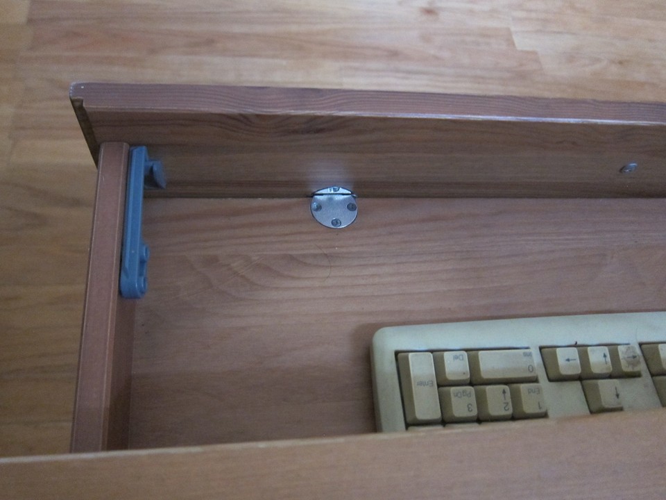 3 x ikea Hinges Malm Hemnes desk keyboard drawer tray Flap table hinge ...