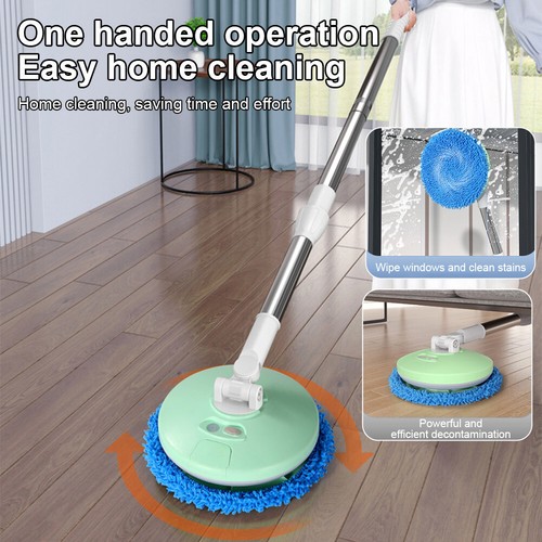 Wireless Electric Spin Mop Cleaning Machine Automatic 3 in 1 Wet & Dry ...