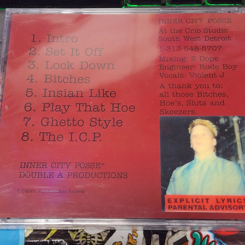 Bass-ment Cuts CD - Inner City Posse - ICP Violent J 2 Dope - 2001 icp ...
