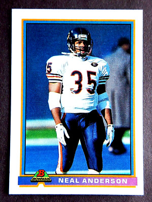 Neal Anderson #63 Bowman 1991 Football Card (Chicago Bears)* | eBay