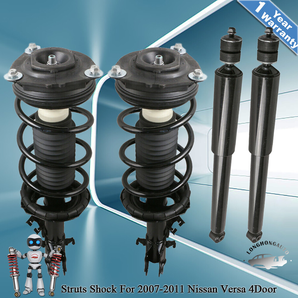 Set(4) Front & Rear Shocks Struts Absorbers Assembly For 2007-12 Nissan ...