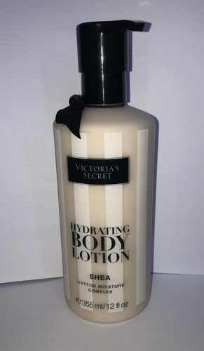VICTORIAS SECRET HYDRATING BODY LOTION SHEA COTTON MOISTURE COMPLEX 12 ...