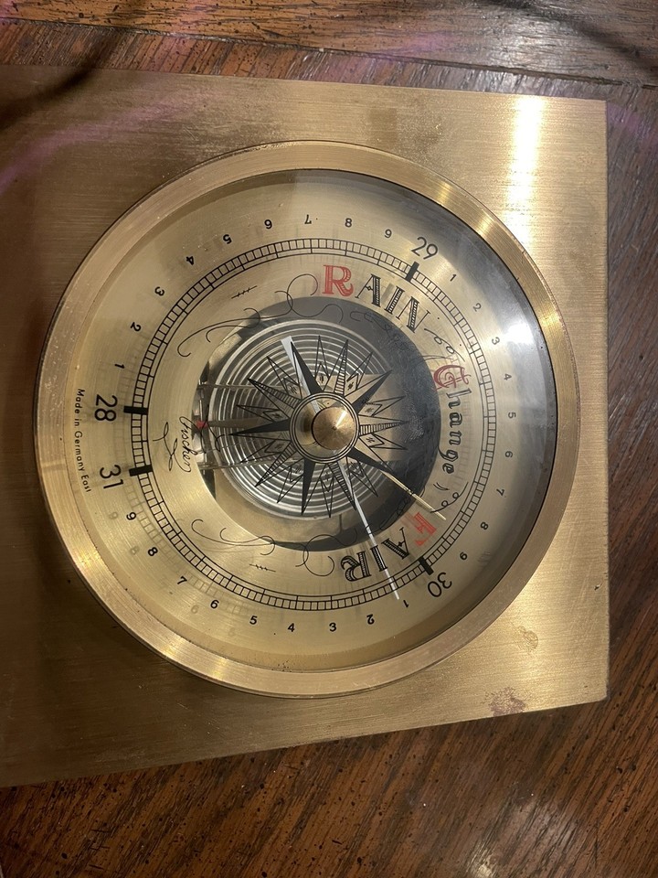 Vintage Nautical Ship Barometer | eBay