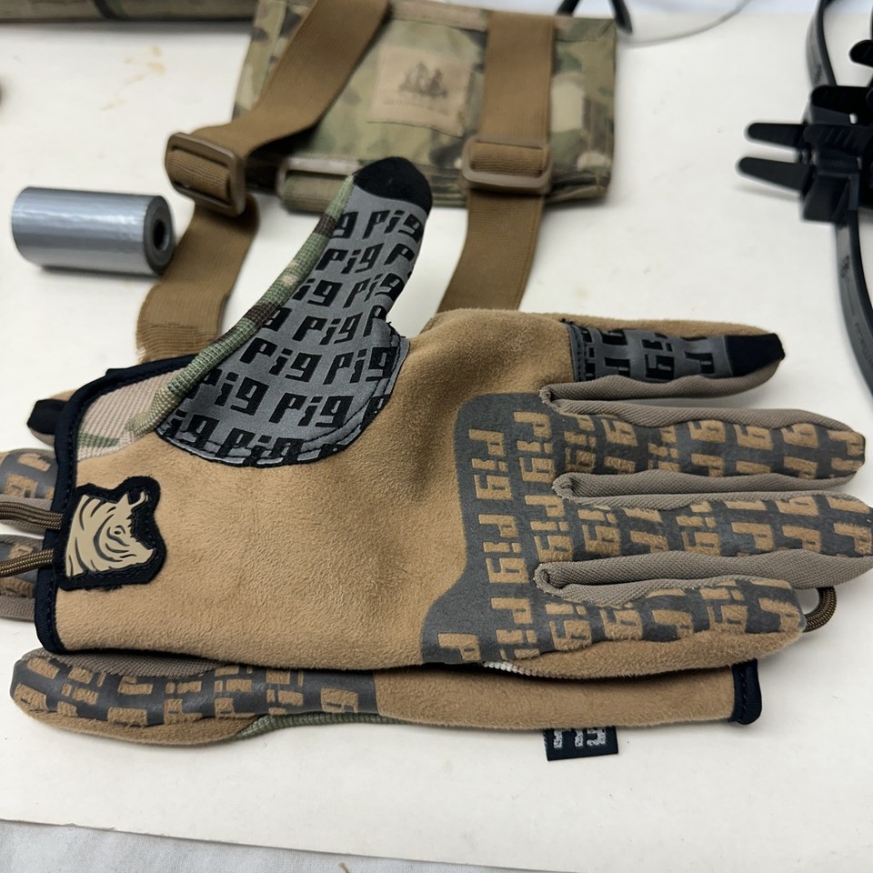 Special Operations Forces Soldier Lot Crye Multicam Gloves ESS TQ Cuff ...