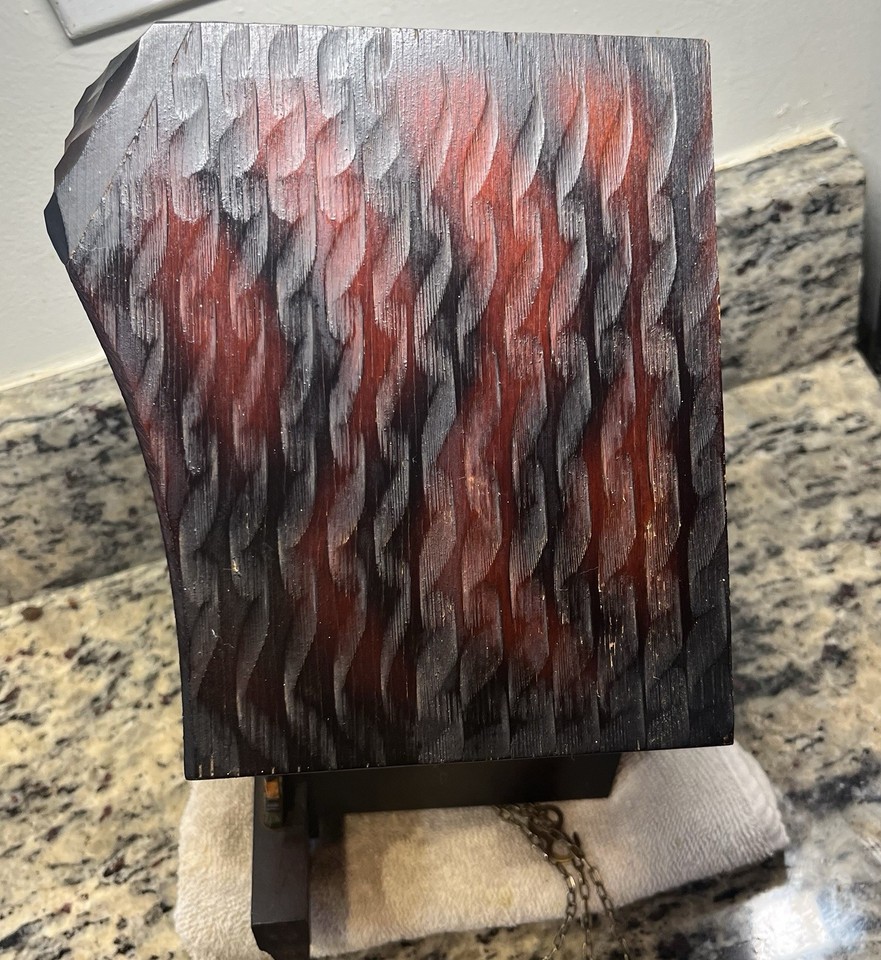 Vtg German Cuckoo Clock Germany Pendulum Dancers Animated Musical ...