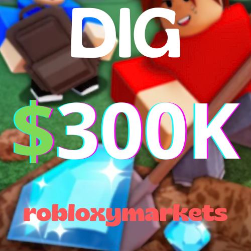 ROBLOX DIG | 300K Currency Cash | Fast Delivery 🚀 | eBay