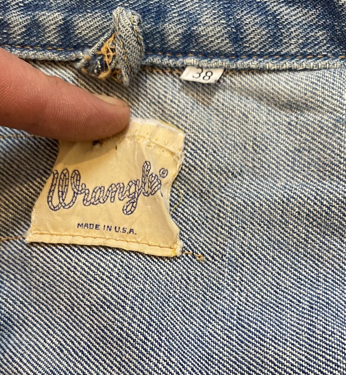 Vintage 60s Wrangler Selvedge Denim Western Jacket Redline Vintage 60s Wrangler Selvedge Denim Western Jacket Redline