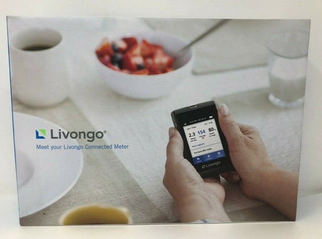 Livongo Welcome Kit Blood Glucose Meter Bg300 Lancing Device Test ...