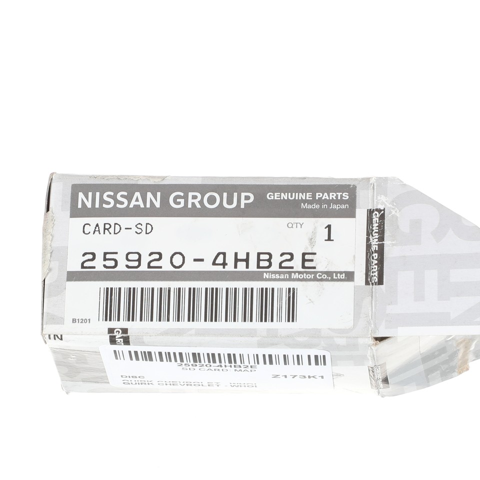 Genuine Infiniti Sd Card Map 25920-4HB2E | eBay