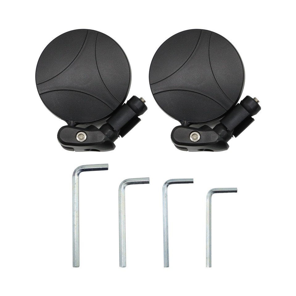 2pc Bike Rearview Mirror Mountain Bike Handlebar Convex Rear View ...