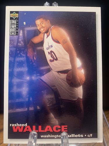 1995-96 Collector's Choice RC #109 Rasheed Wallace Rookie Bullets | eBay
