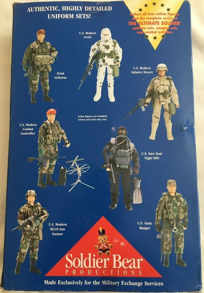 US SPECIAL FORCES ULTIMATE SOLDIER W/ACCESSORIES AAFES Soldier Bear ...