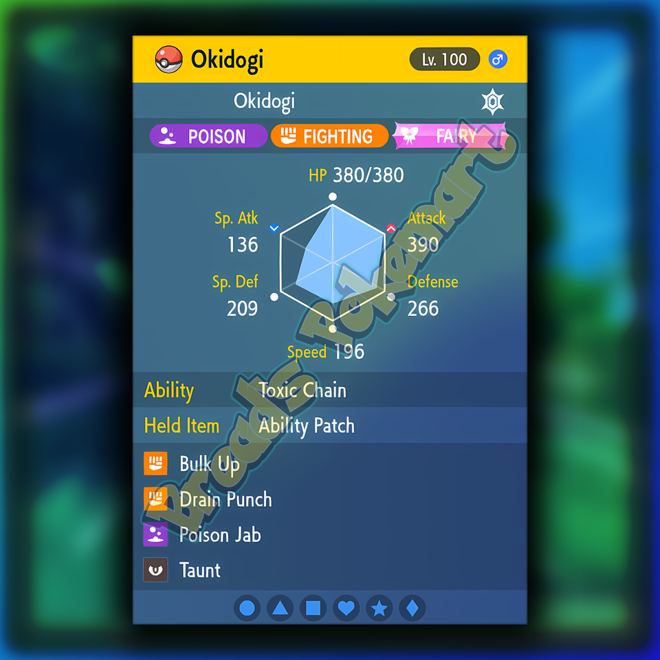 OKIDOGI 6IV Legendary ⚡ Pokemon SCARLET and VIOLET lv100 Teal Mask ...