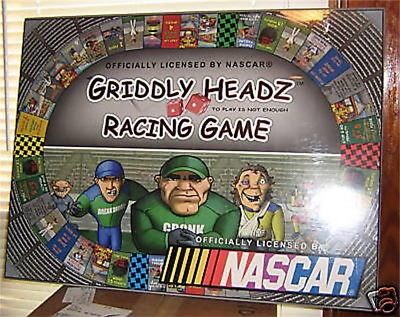 OFFICIAL 3-D AWARD-WINNING - GRIDDLY HEADZ - NASCAR BOARD GAME NEW! | eBay