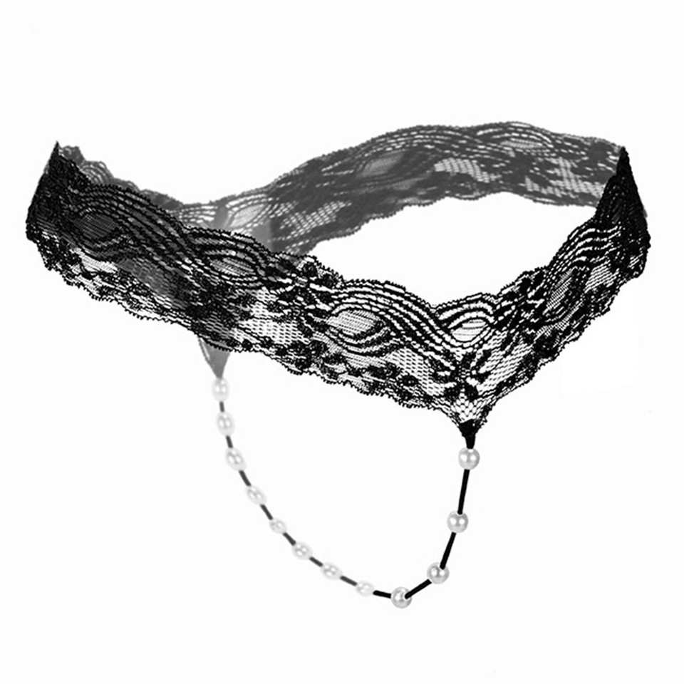 Delicate Lace Underwear Women's G String Tback Thong Lingerie with ...
