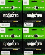 () TUF-LINE ADDICTED ENFORCER 8X BRAIDED LINE 15LB 150YD DARK GRN ...