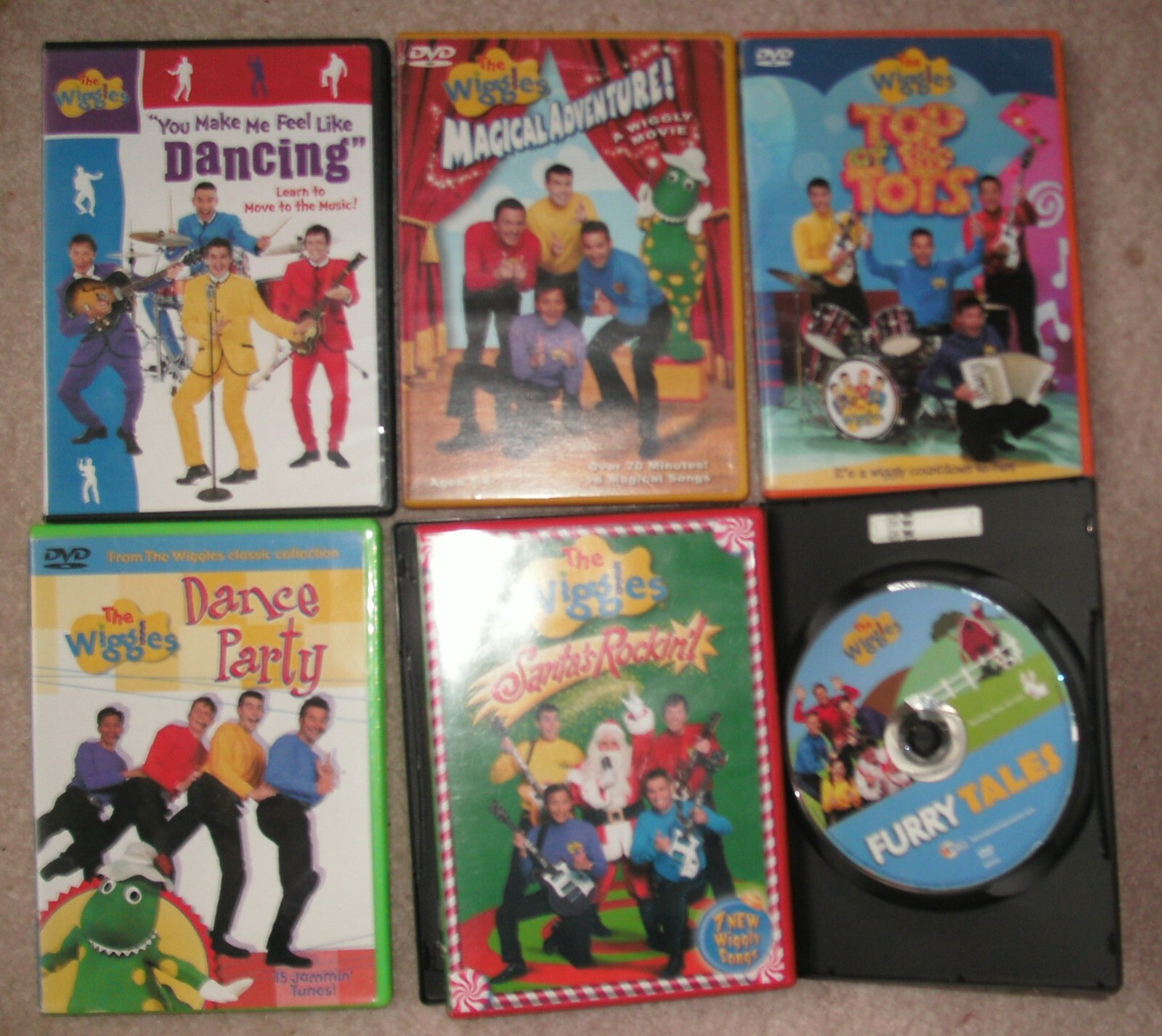 The Wiggles Lot of 6 DVDs - Dance Party, | Grelly USA