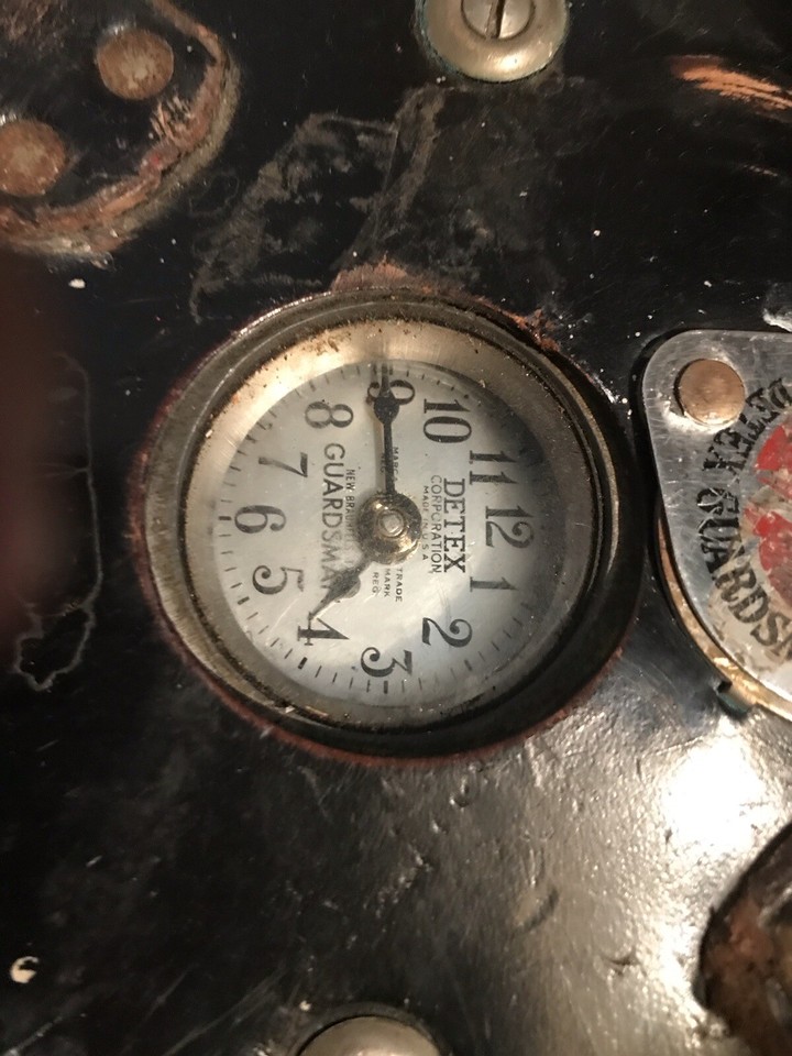 Detex Guardsman Patrol Night Watchman Time Clock (With Key) Untested | eBay