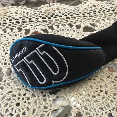 Wilson Hybrid Head Cover Black with Blue/White Accents | eBay