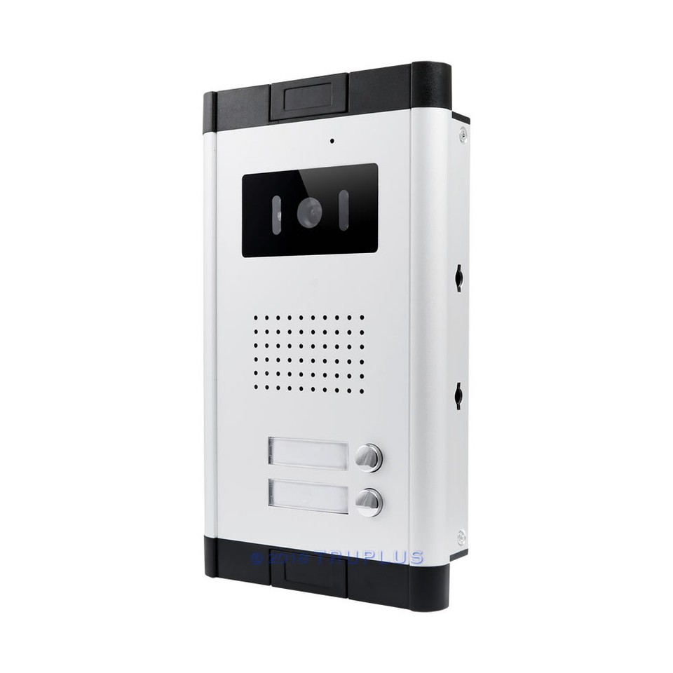4.3'' Video Intercom with Handset Monitor & 2Apartment Entry Communal ...