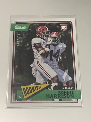 2018 Panini Classics Ronnie Harrison #/175 Rookie Alabama Crimson Tide ...