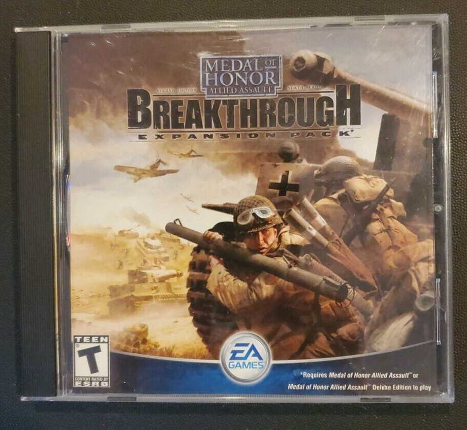 Medal of Honor Breakthrough Expansion Pack CIB (PC, 2003) with strategy ...