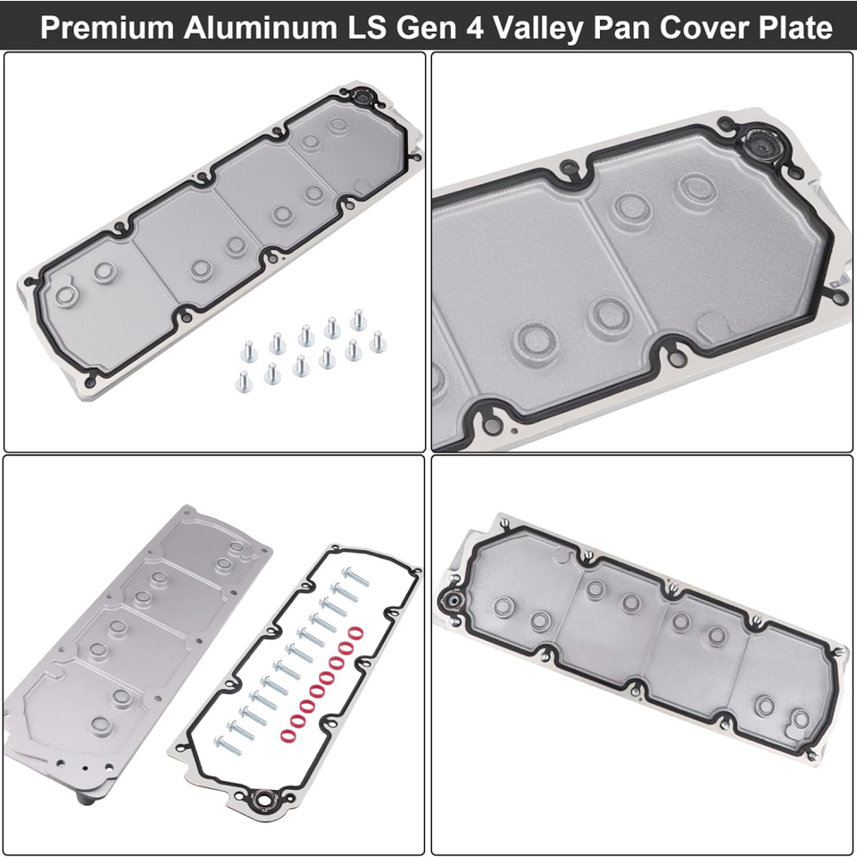 LS Gen 4 (IV) Valley Cover Plate Kit Non AFM/DOD Block Off for 07-13 ...