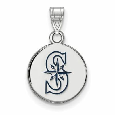 SS MLB Seattle Mariners Small Enamel Disc Pendant | eBay
