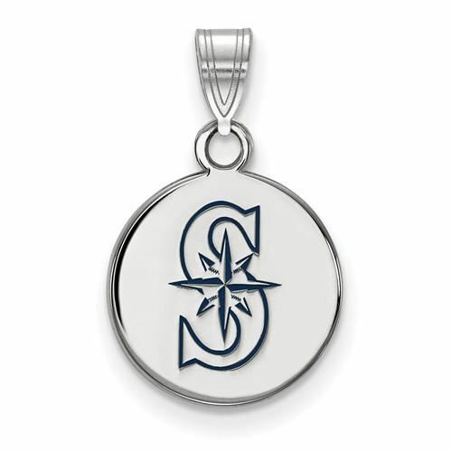 SS MLB Seattle Mariners Small Enamel Disc Pendant | eBay