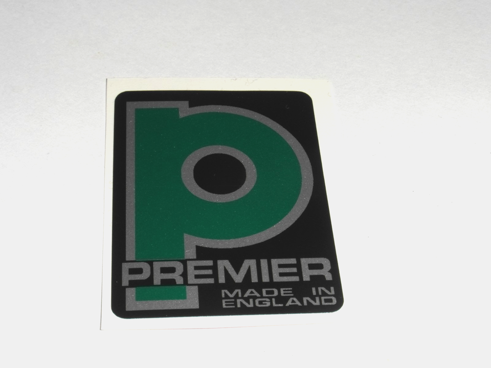 GREEN 'Premier type 'vinyl shell badge-decal/sticker. FIVE DECALS. | eBay