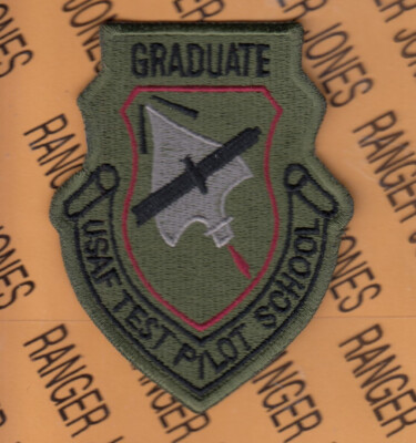 USAF Air Force Graduate Test Pilot School OD Green 3.5" patch c/e | eBay