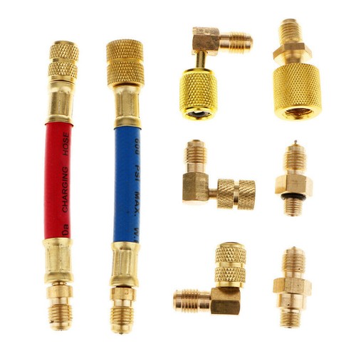 Air Conditioning Refrigeration Connector Adapter Hose Fittings Quick ...