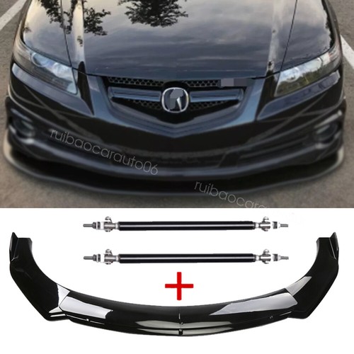 For Acura TLX 2015-2021 Front Bumper Spoiler Splitter Body Kit Strut ...