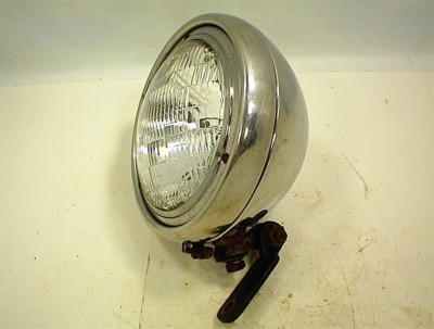 VINTAGE MODEL A FORD HEADLIGHT LAMP BRACKETS TWOLITE RAT ROD HOT ROD ...