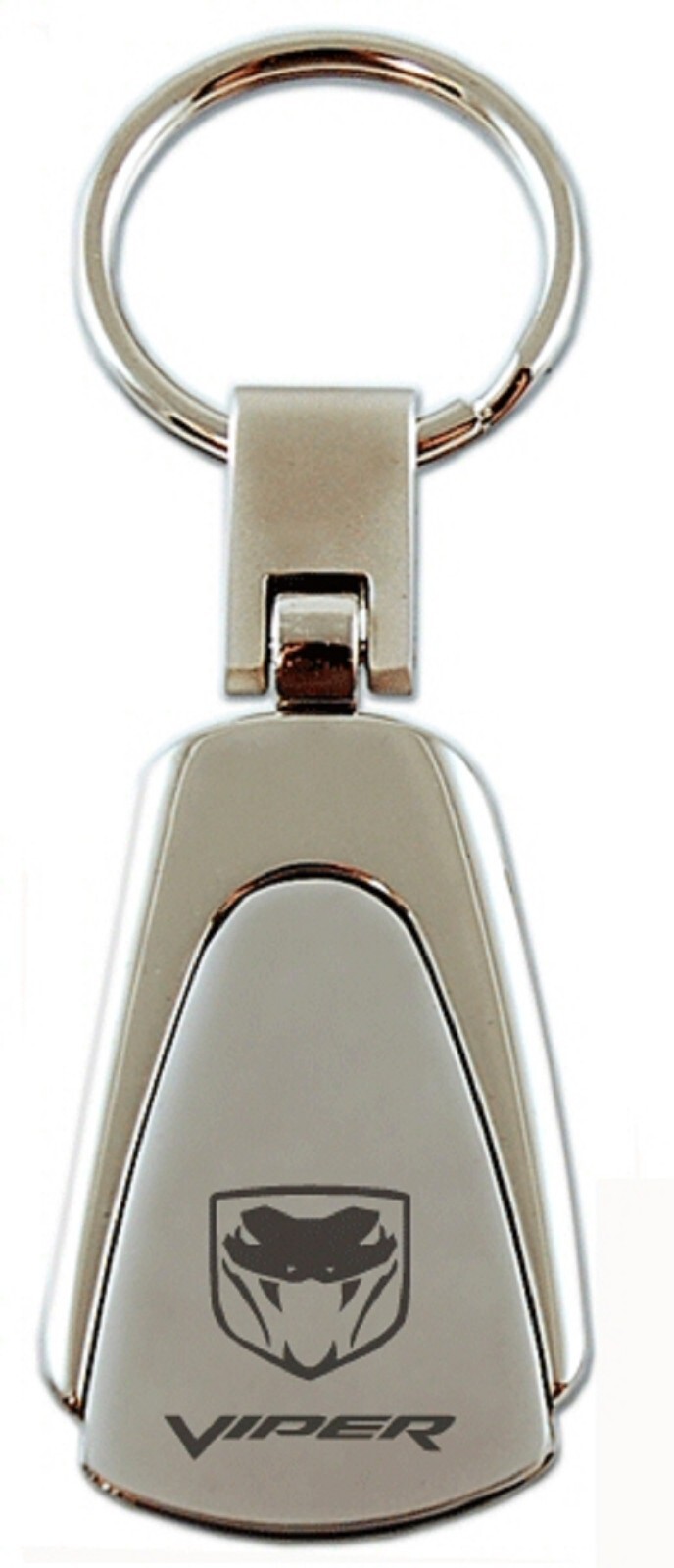 Dodge Viper Teardrop Shaped Key Chain Fob Ring Logo Official Licensed ...