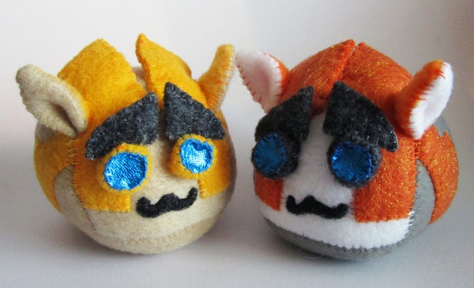 Puff Puggle Puggleformers LUNARIANS Rung Hand-Made Plush Toy Puff ...