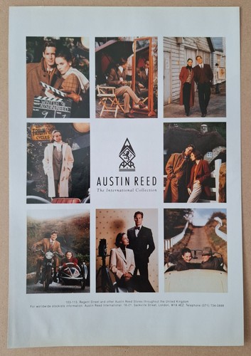 Austin Reed Fashion Original UK Press Advert 1991 | eBay