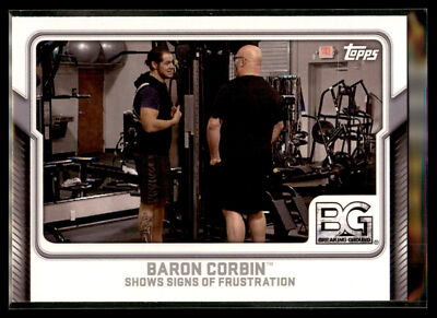 2017 Topps WWE Wrestling Breaking Ground Insert #1 Baron Corbin - Shows ...