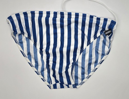 Aussiebum Men's Stryper Striped Brief Size M Navy Blue White NWT | eBay