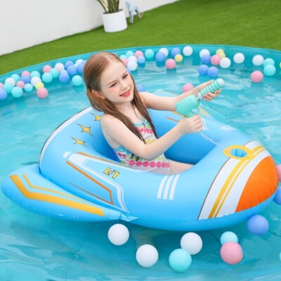 Inflatable Kids Pool Floats - Toddler Pool Floaties Swimming Pool Float ...