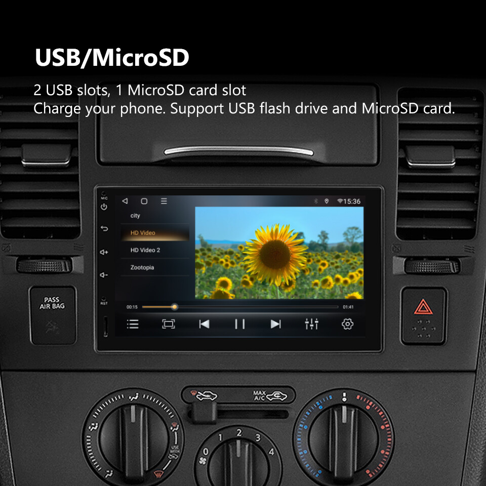 CAM+DVR+OBD+Q04SE Double 2Din Car Stereo Carplay Android 10 8-Core 7 ...