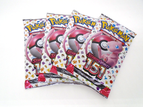 Pokemon 151 TCG Scarlet & Violet English Booster Pack Lot Bundle Set Of ...